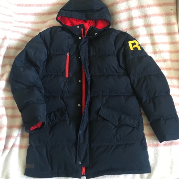 Reebok | Jackets & Coats | Rare Reebok Sample Multicolor Logo Puffer ...